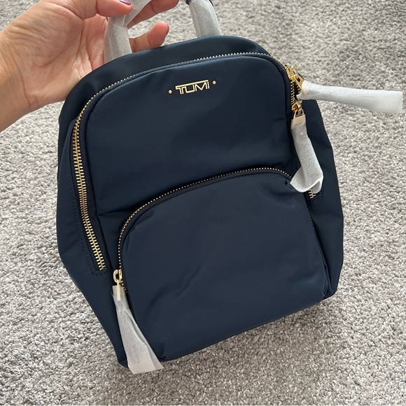Tumi | Bags | Tumi Mini Backpack Nwt Navy Color | Poshmark
